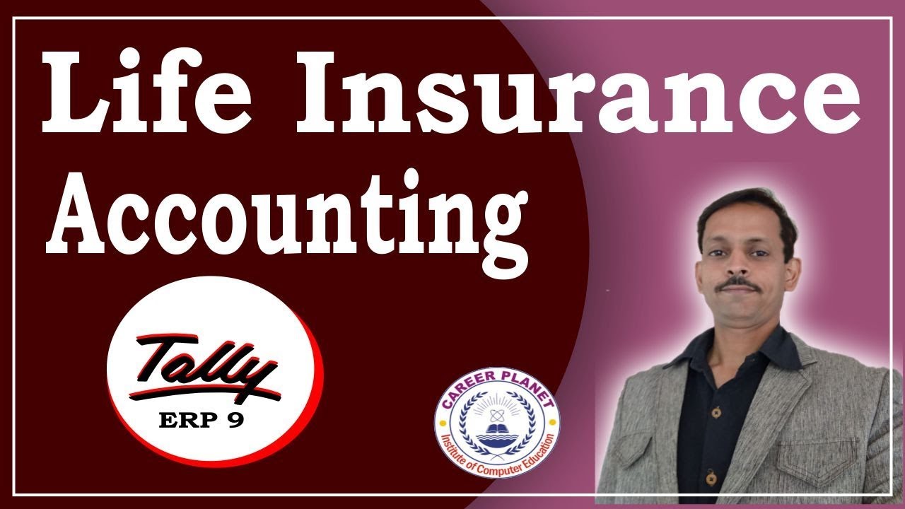 Life Insurance Accounting Entry in Tally ERP 9| LIC Premium paid Entry ...
