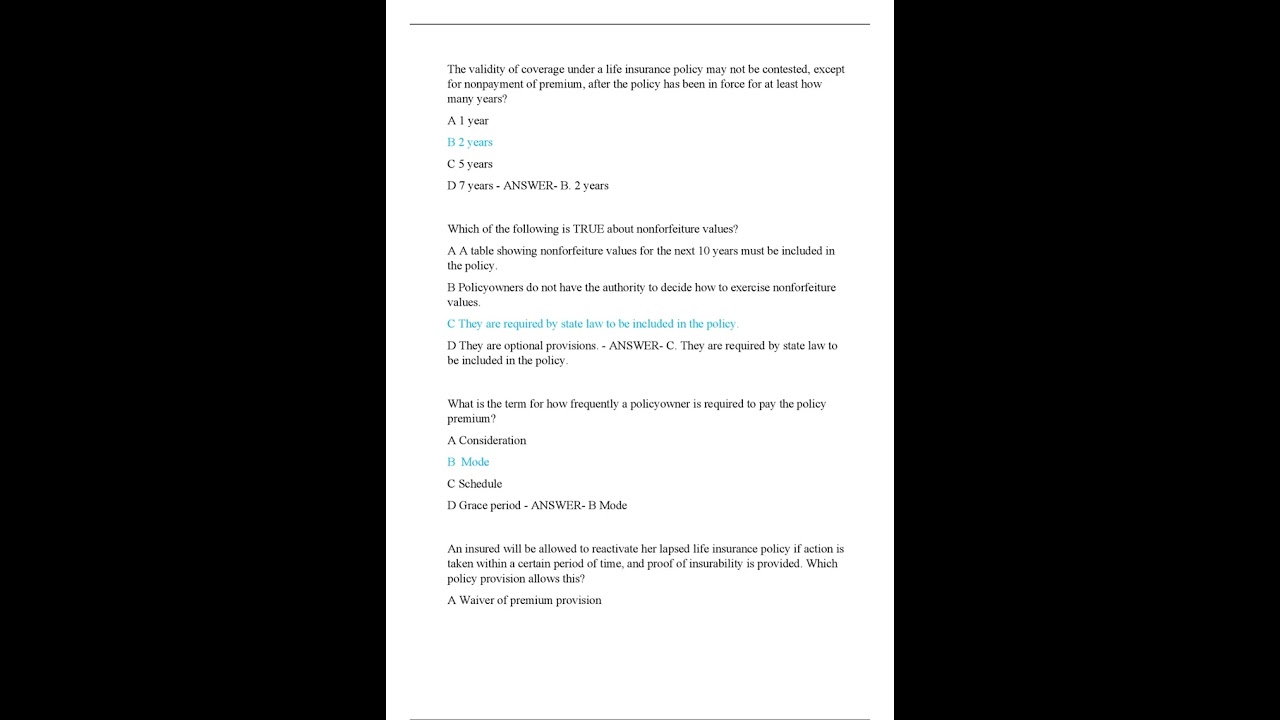 2025 TEXAS LIFE AND HEALTH INSURANCE EXAM LATEST 2025 ACTUAL EXAM 230 ...